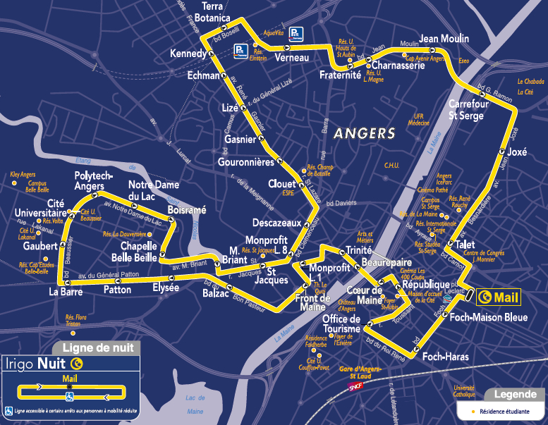 Transports en commun : Irigo évolue pour la rentrée - Actualité Angers ...